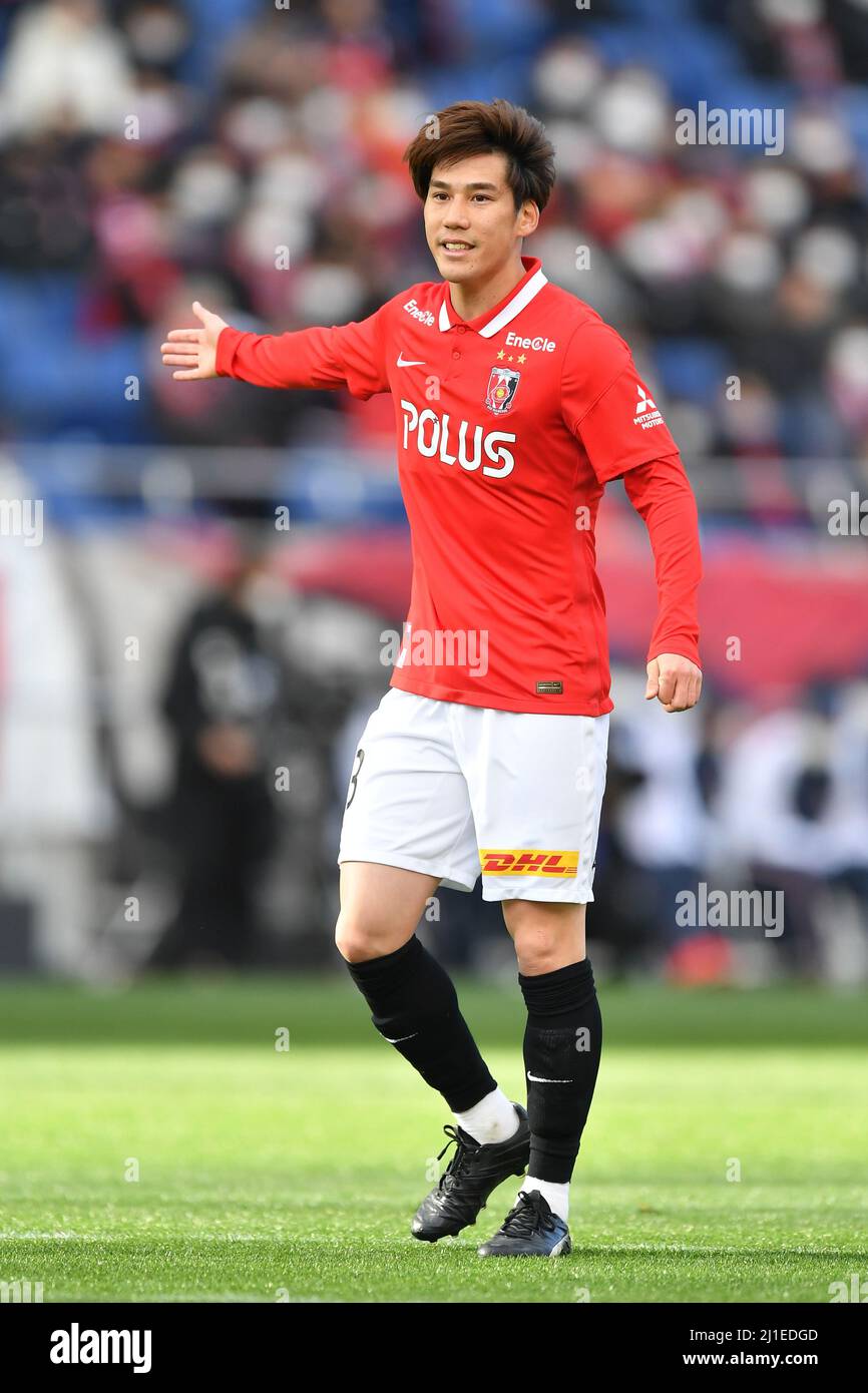 Saitama, Japan. 6th Mar, 2022. Urawa Reds' Ataru Esaka during the 2022 ...