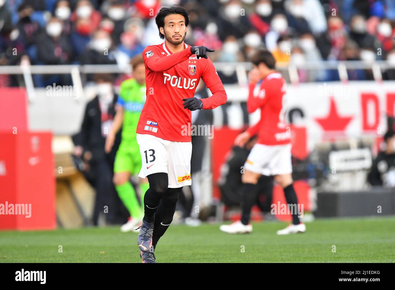 Saitama, Japan. 6th Mar, 2022. Urawa Reds' Tomoya Inukai during the 2022 J1 League match between ...