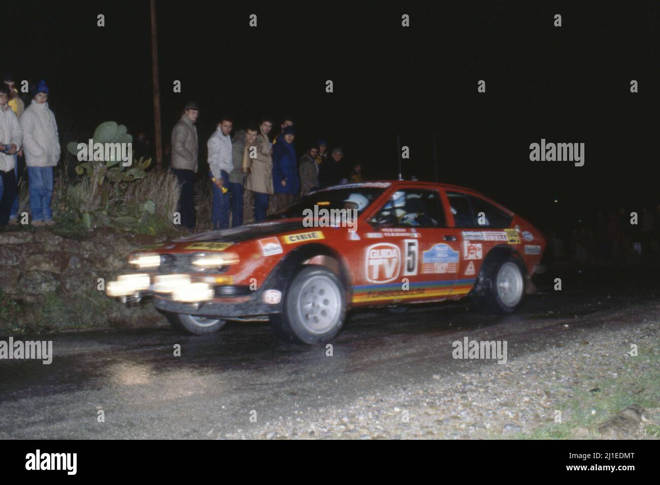 Maurizio Verini (ITA) Mauro Mannini (ITA) Alfa Romeo Alfetta GTV ...
