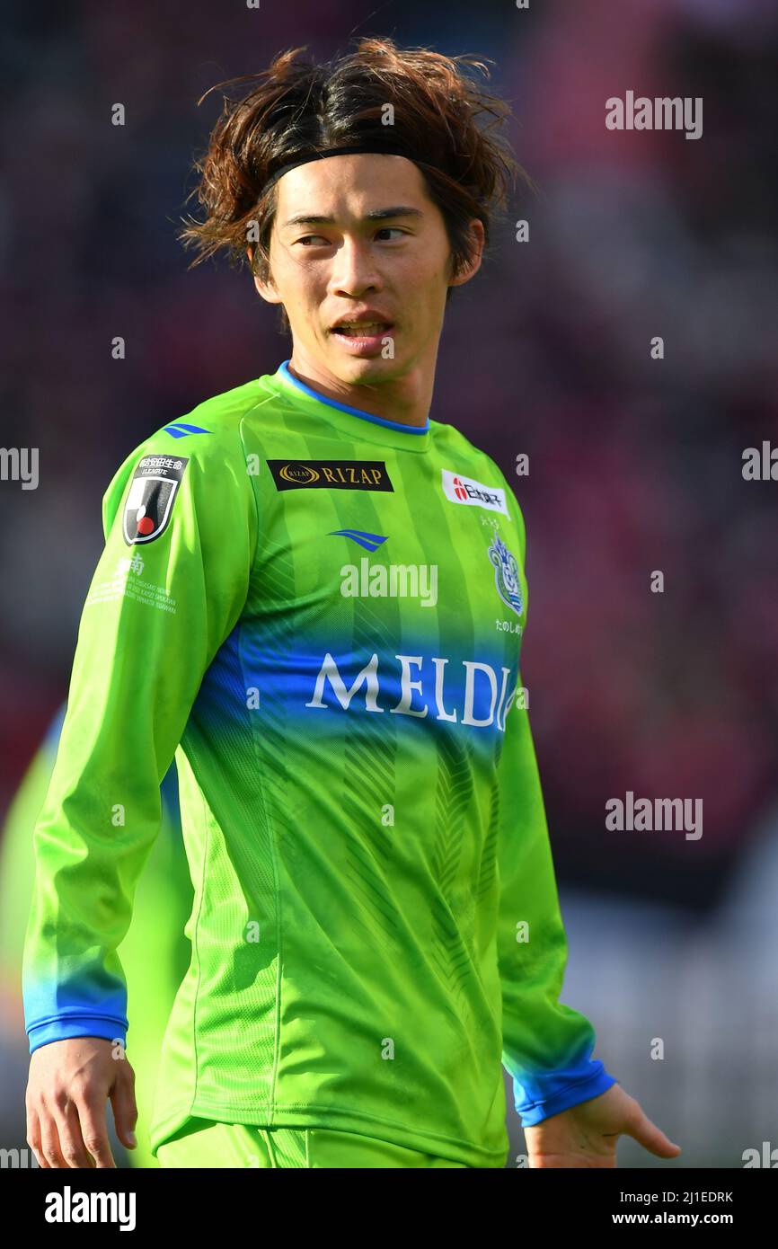 Shonan Bellmare's Yusuke Segawa during the 2022 J1 League match between ...