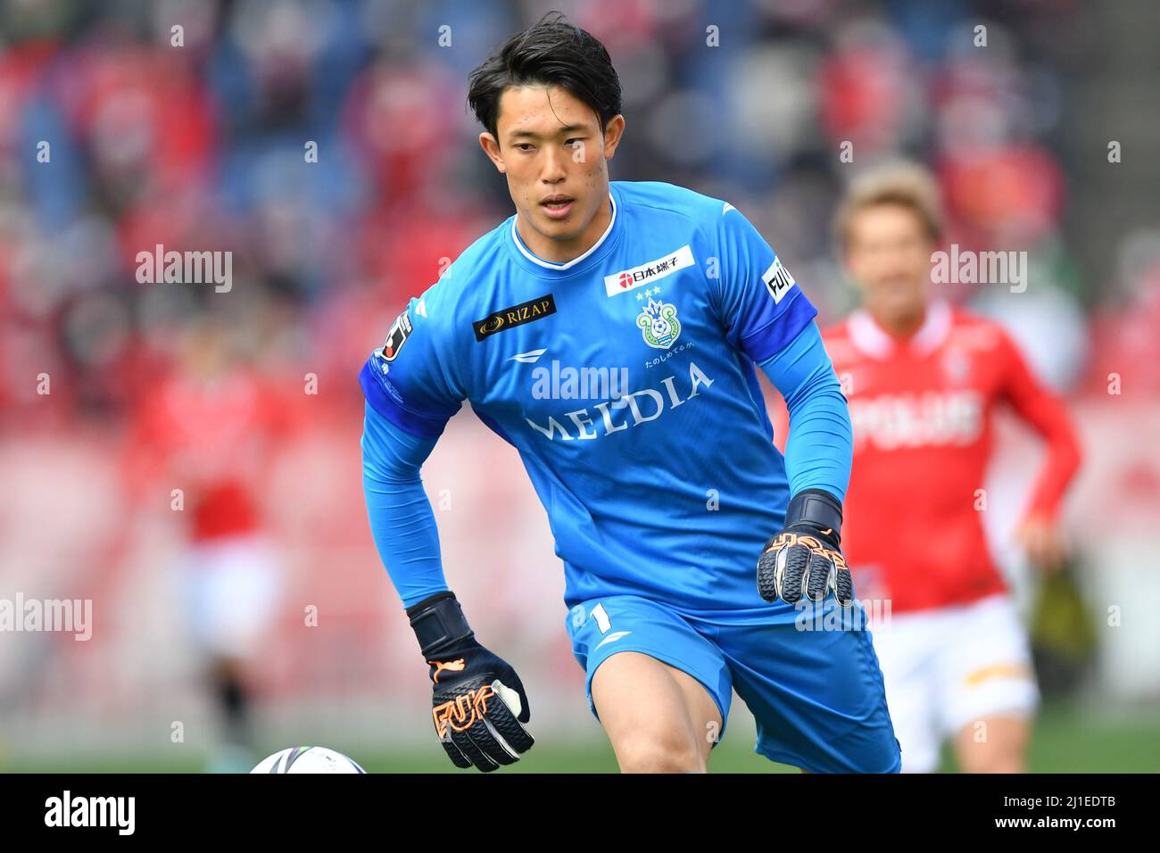 Shonan Bellmare's Kosei Tani during the 2022 J1 League match between Urawa Red Diamonds 2-0 ...