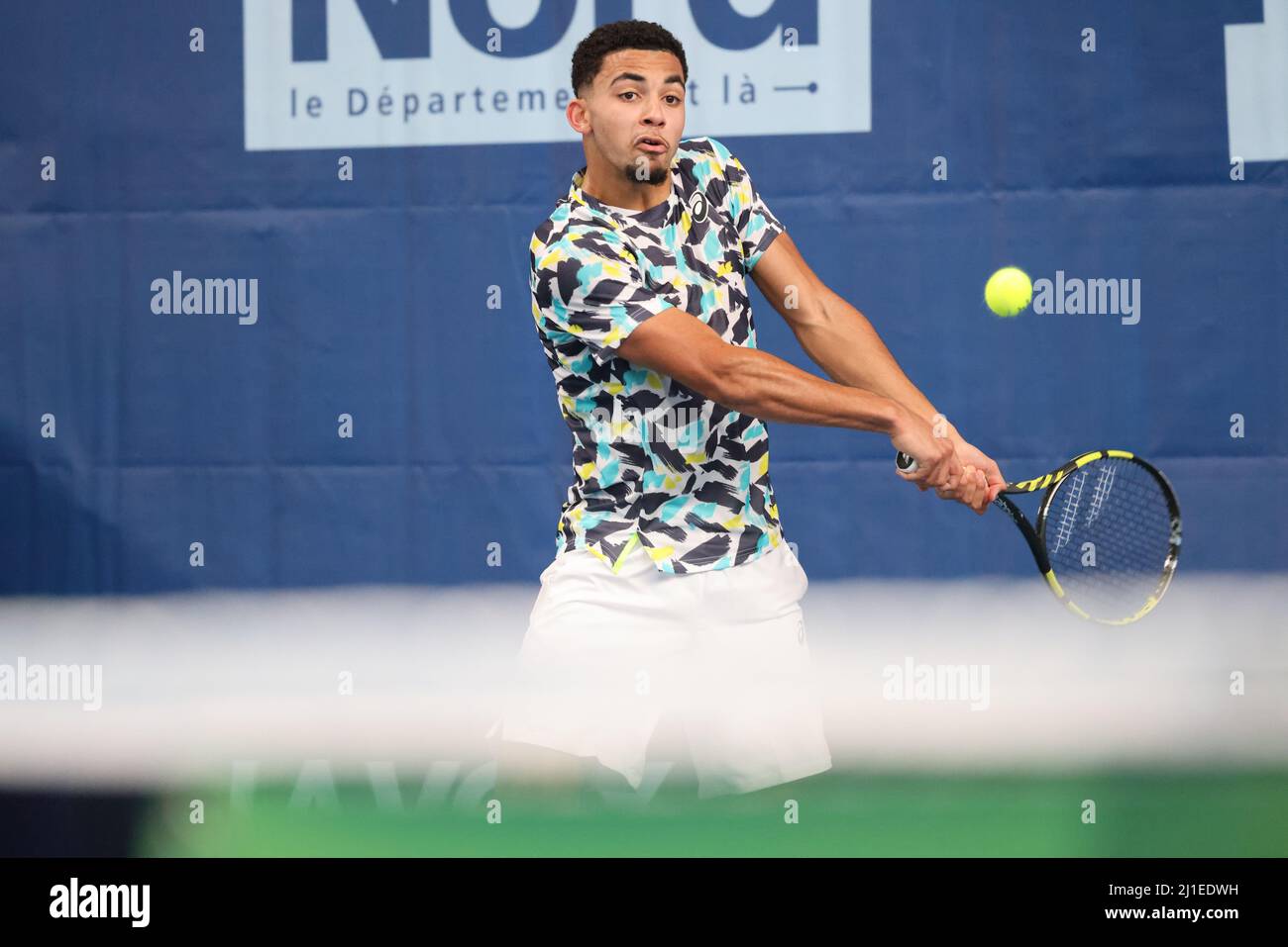 Arthur Fils during the Play In Challenger 2022, ATP Challenger Tour ...