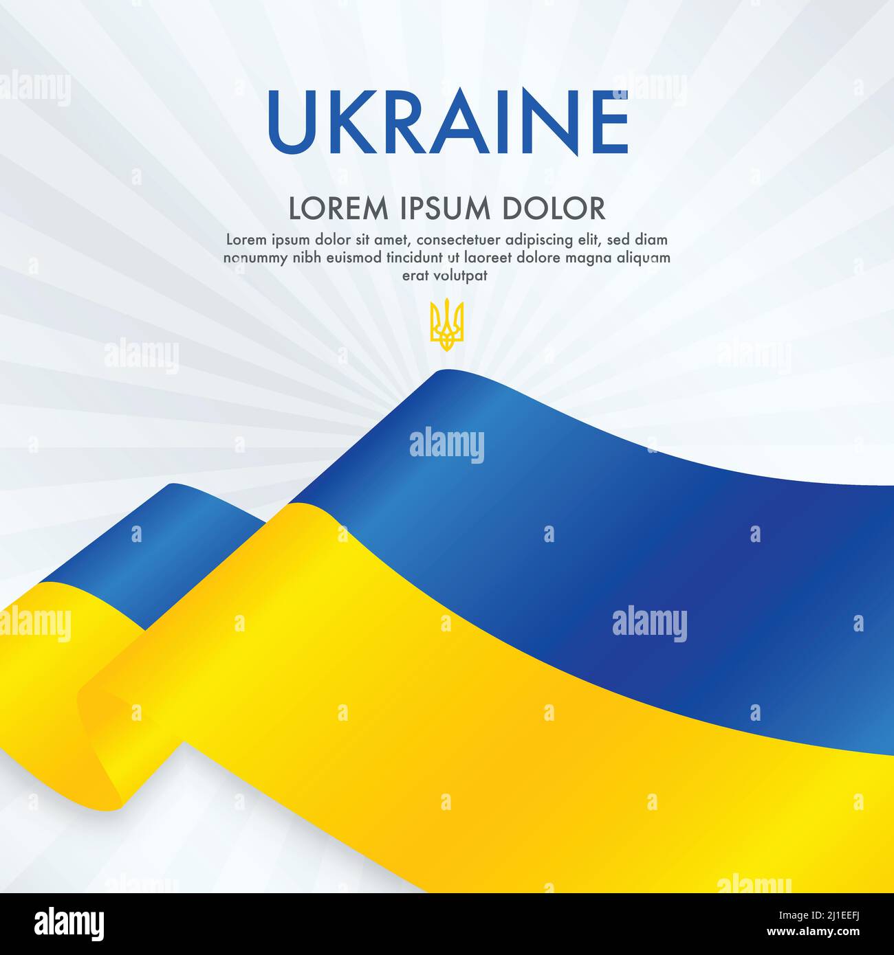 National Flag of Ukraine concept background Stock Vector Image & Art ...