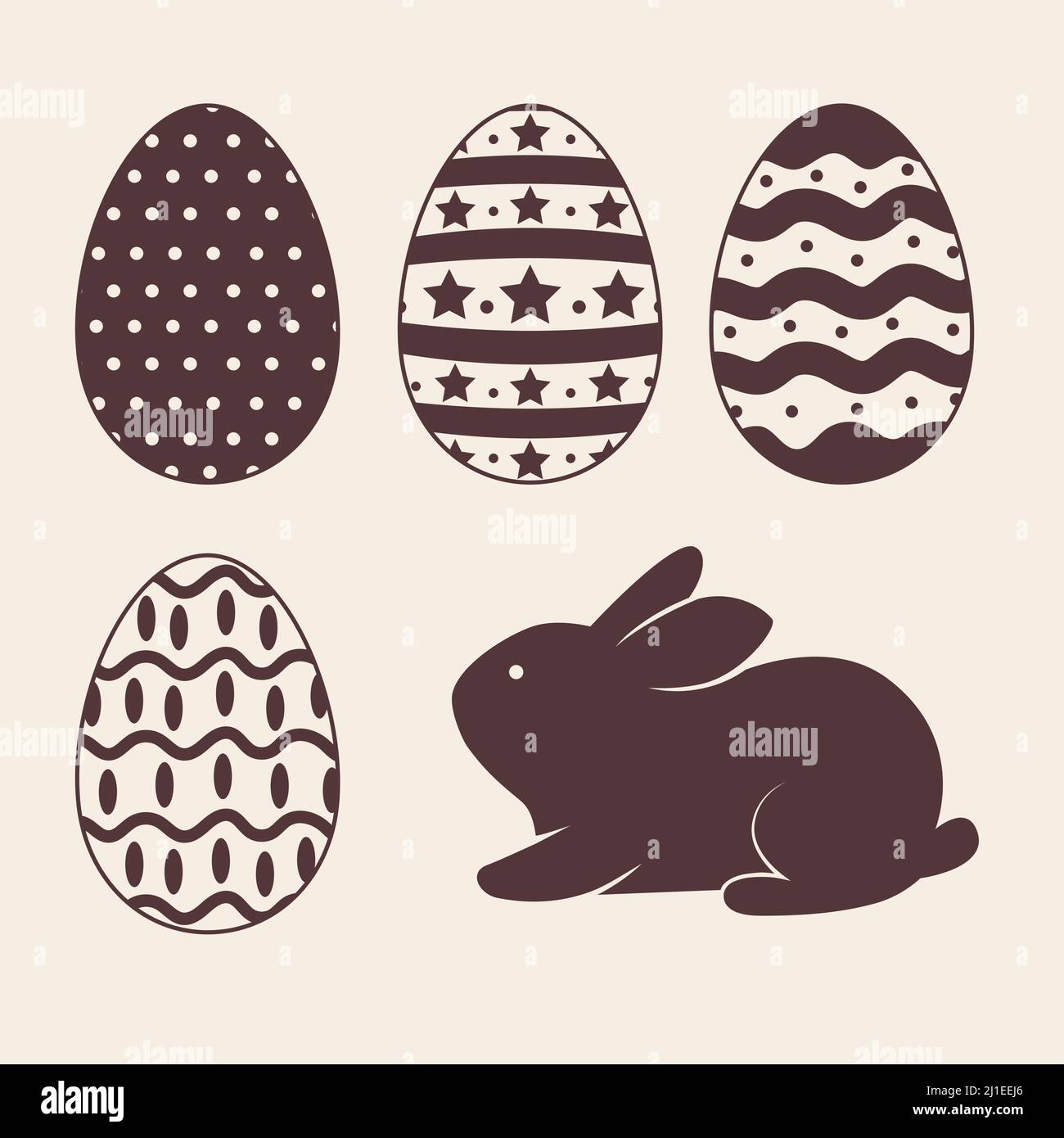 Five eggs Stock Vector Images - Alamy