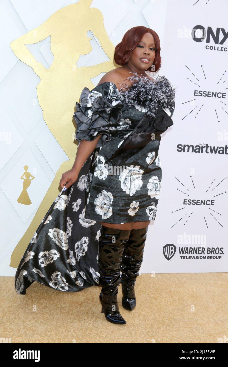 Beverly Hills, CA. 24th Mar, 2022. Amber Riley at arrivals for ESSENCE ...