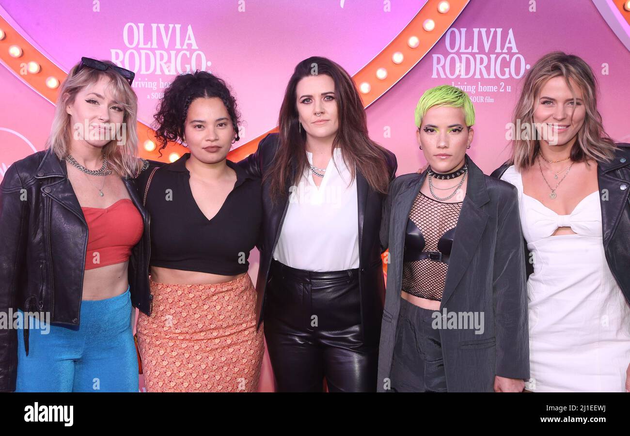 Los Angeles, Ca. 24th Mar, 2022. Heather Baker, Moa Munoz, Hayley ...