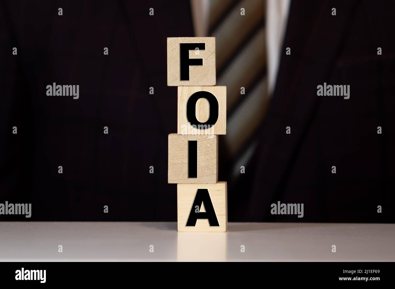 Justice mallet and FOIA acronym. Freedom of information act Stock Photo ...