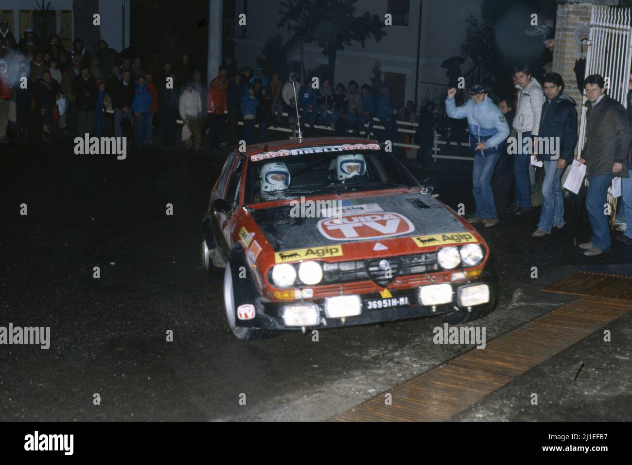 Mauro Pregliasco (ITA) Vittorio Reisoli (ITA) Alfa Romeo Alfetta GTV ...