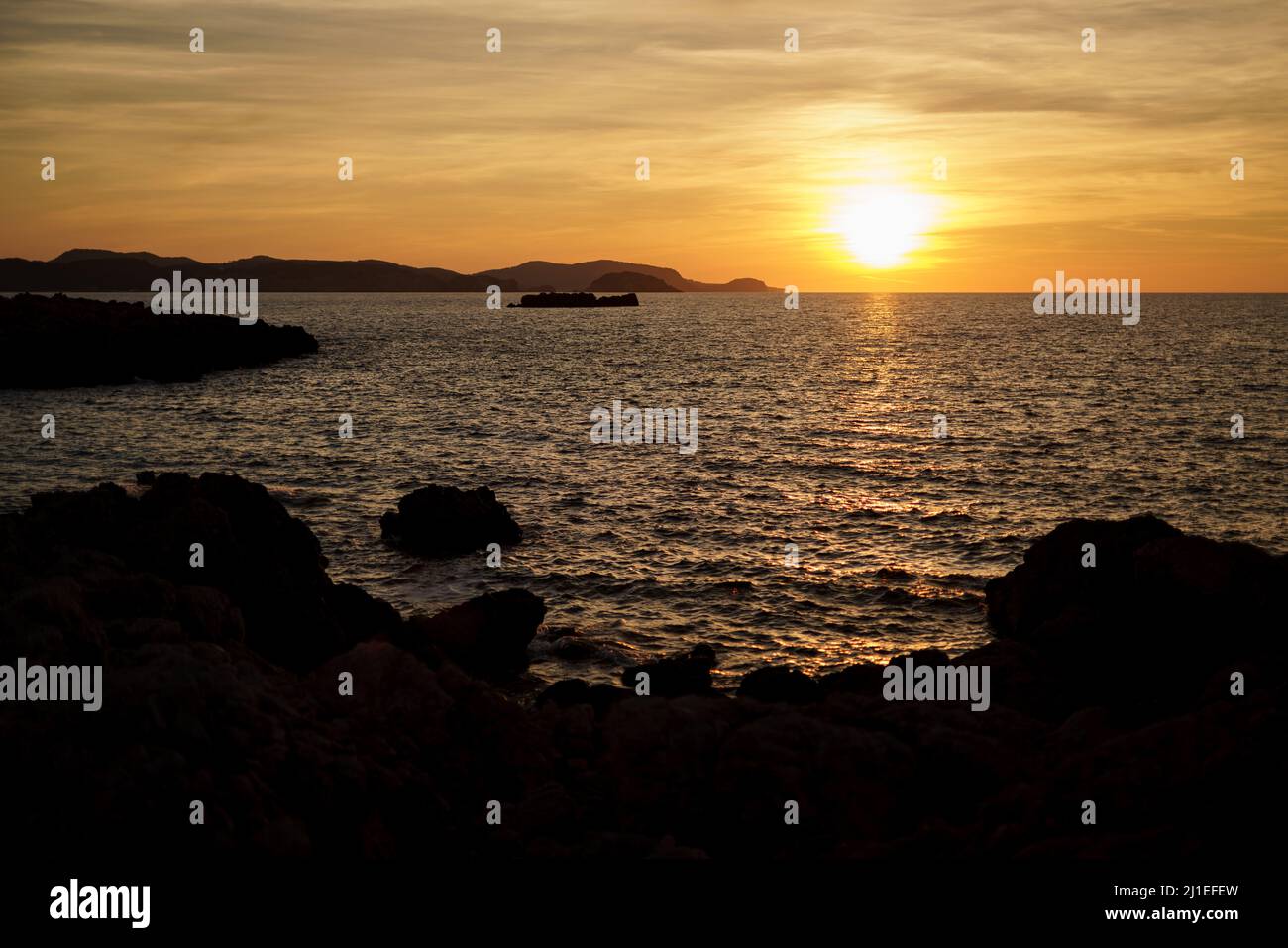 Dramatic menorca sunrise hi-res stock photography and images - Alamy