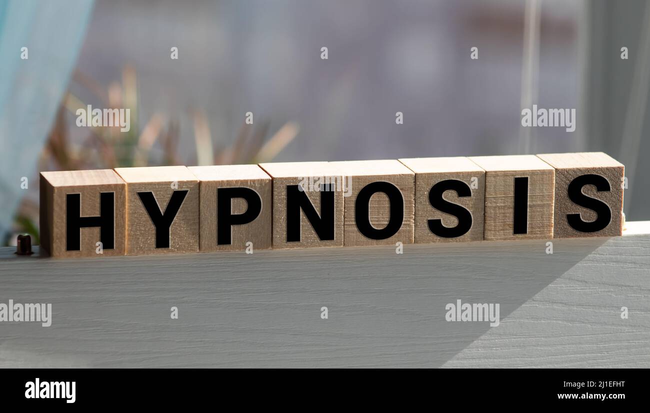 Hypnosis word hi-res stock photography and images - Alamy