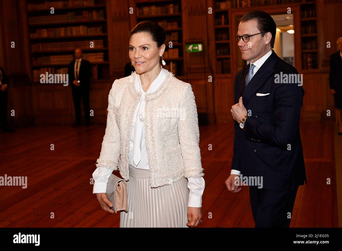 Crown Princess Victoria and Prince Daniel attends Friday's meeting on ...