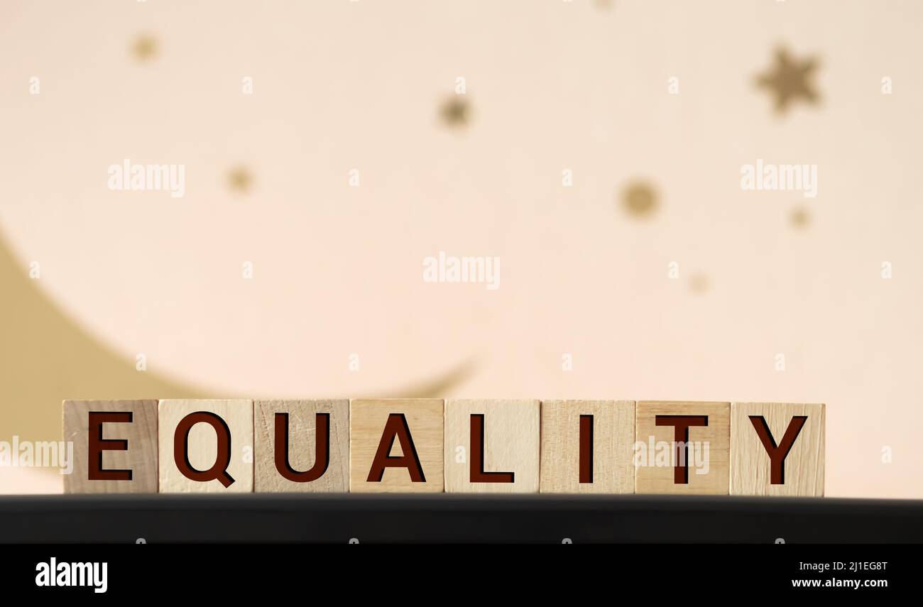 Equality word hi-res stock photography and images - Alamy
