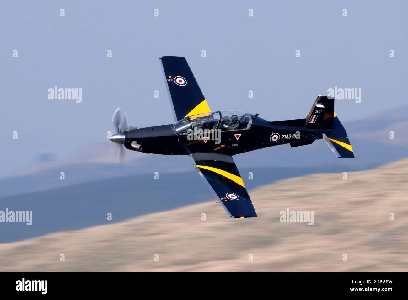 Mach loop raf texan hi-res stock photography and images - Alamy
