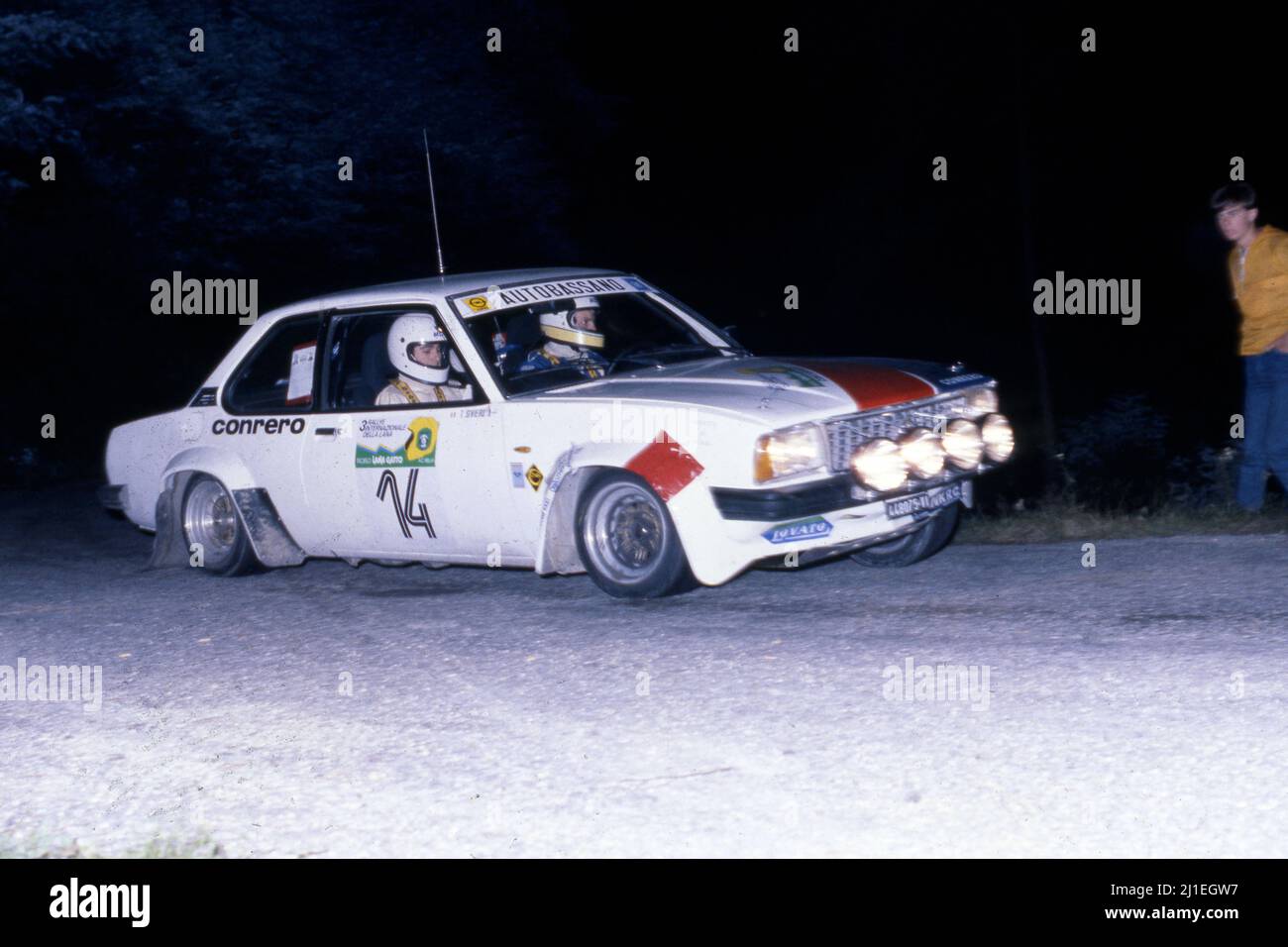 Massimo Miki Biasion (ITA) Tiziano Siviero (ITA) Opel Ascona Gr2 ...