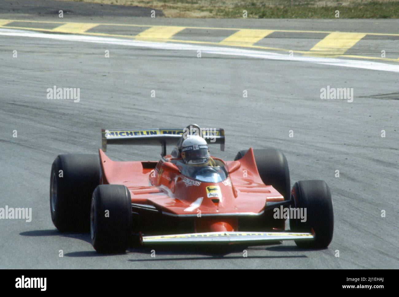 Jody Scheckter (RSA) Ferrari 312T5 Scuderia Ferrari SEFAC Stock Photo ...