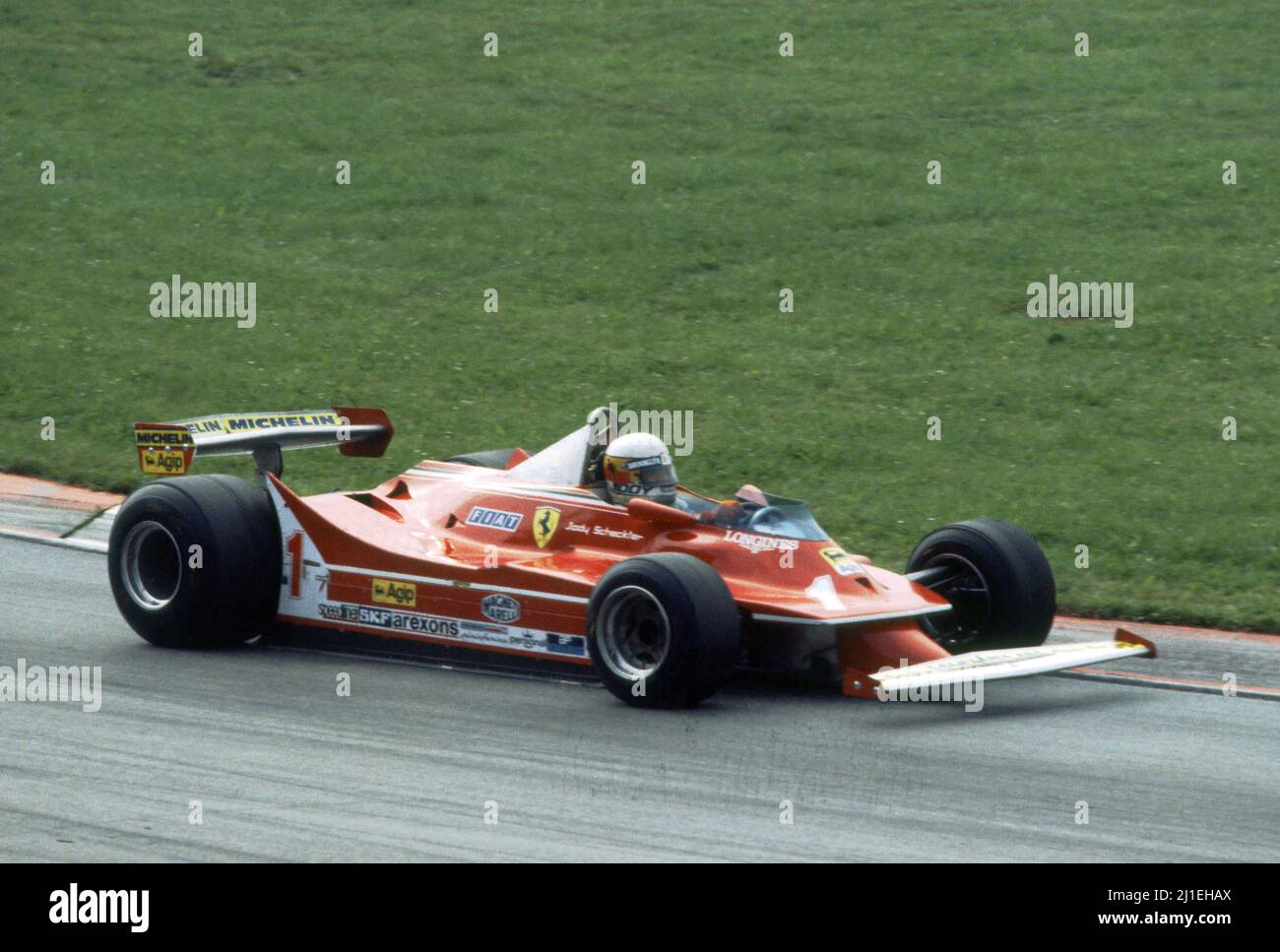 Jody Scheckter (RSA) Ferrari 312T5 Scuderia Ferrari SEFAC Stock Photo ...
