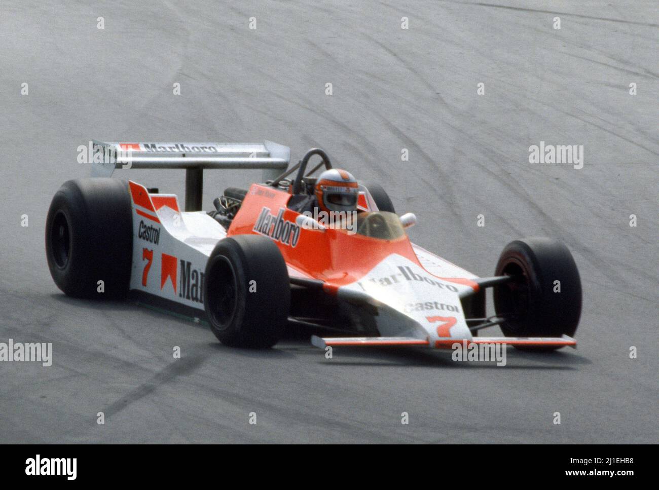 John Watson (GBR) McLaren M29 Ford Cosworth Team McLaren Stock Photo ...
