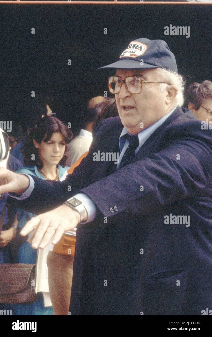Carlo Chiti (ITA) Alfa Romeo Autodelta Engineer Stock Photo - Alamy