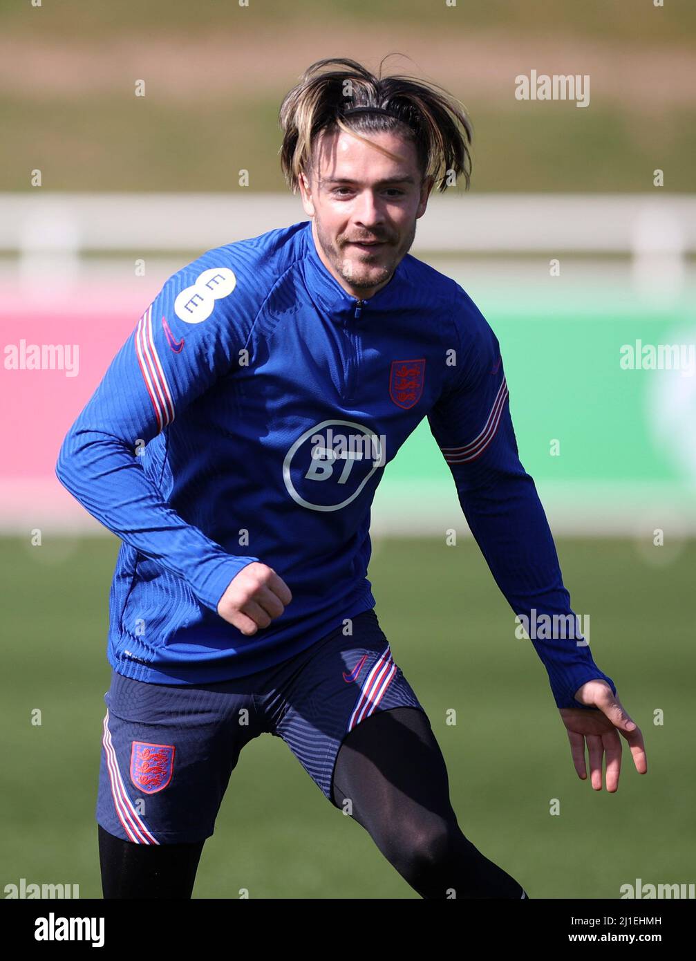 Jack grealish england training hi-res stock photography and images - Alamy