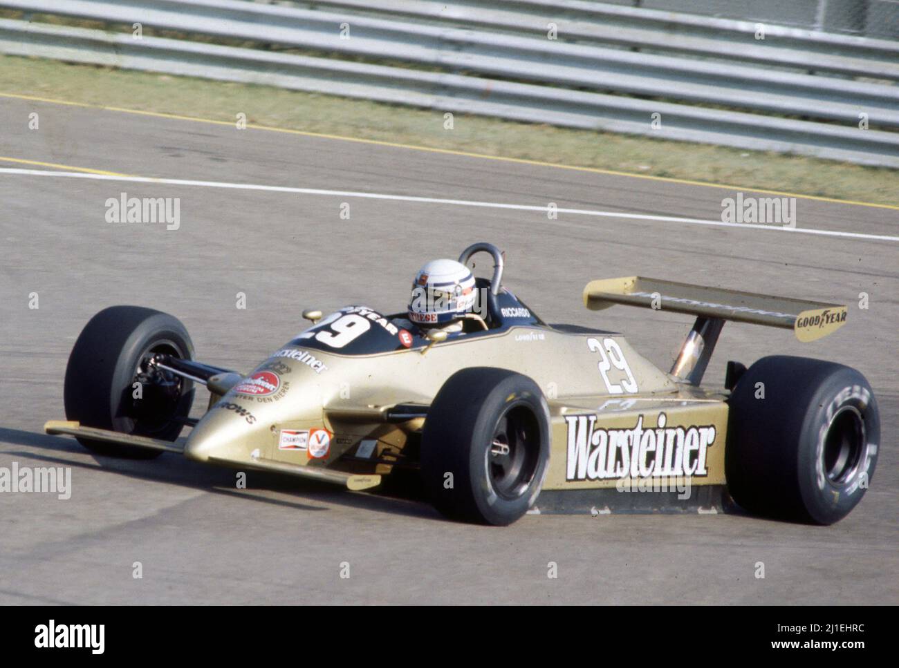 Riccardo Patrese (ITA) Arrows A3 Ford Cosworth Arrows Racing Team Stock Photo - Alamy