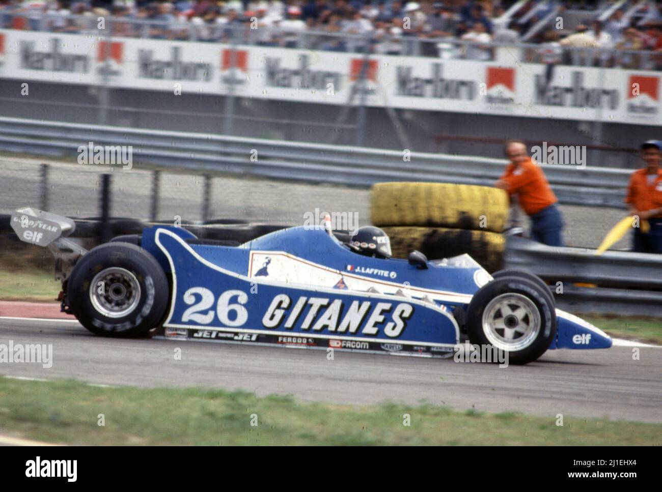 Jacques Laffite (FRA) Ligier JS11/15 Ford Cosworth Equipe Ligier Stock ...