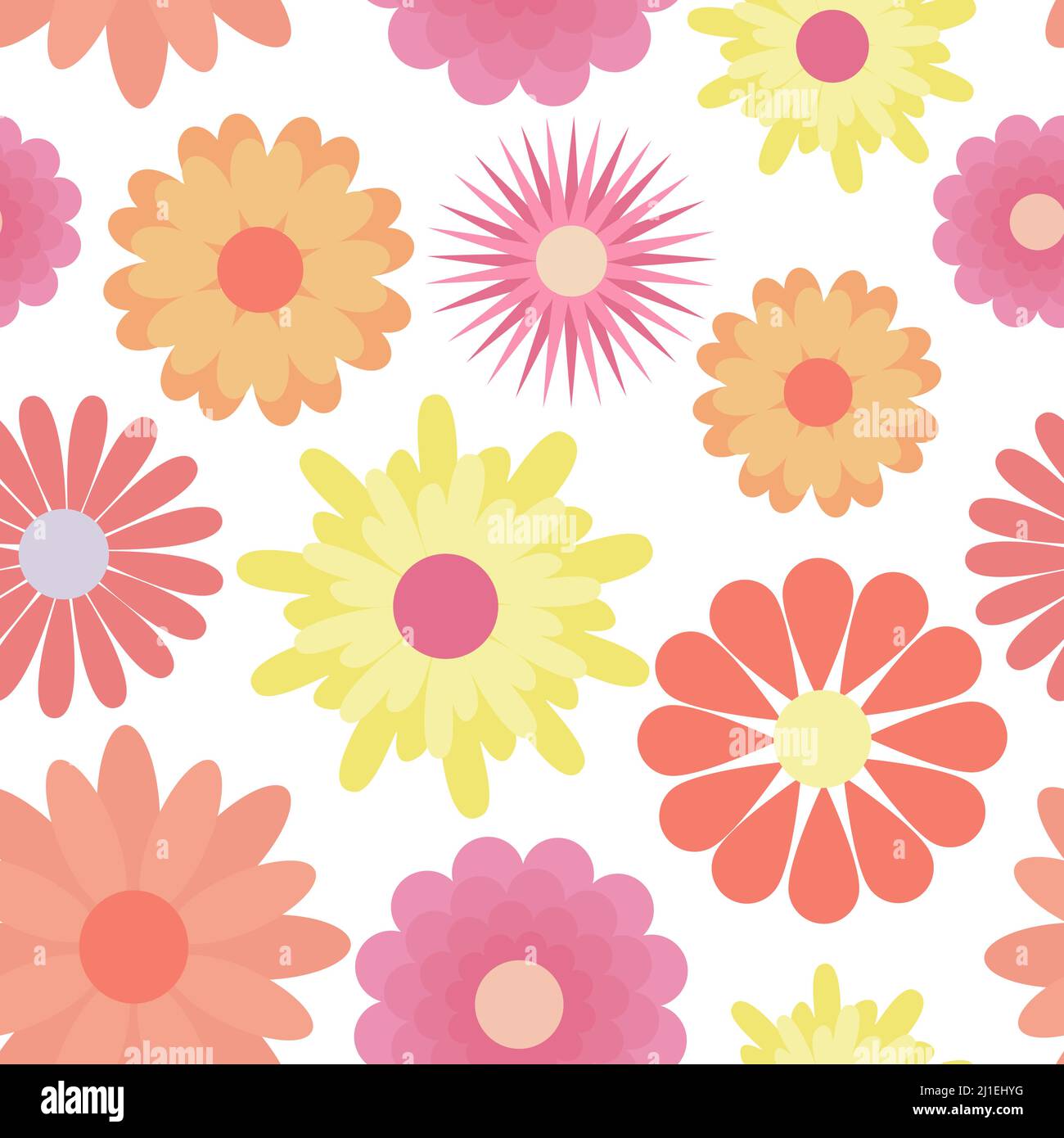 Spring floral seamless pattern Stock Vector Image & Art - Alamy