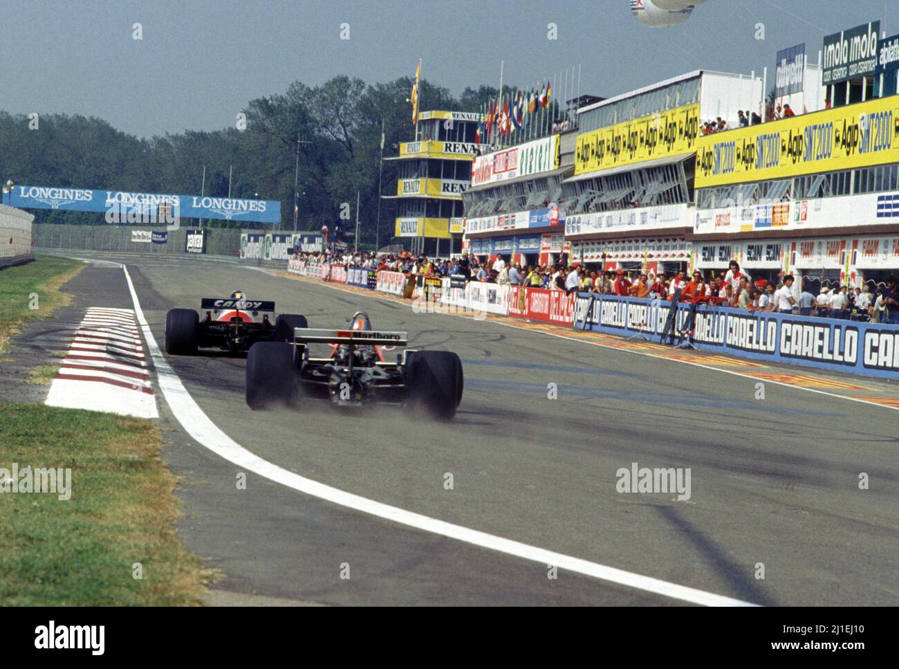John Watson (GBR) McLaren M29 Ford Cosworth Team McLaren at Variante ...