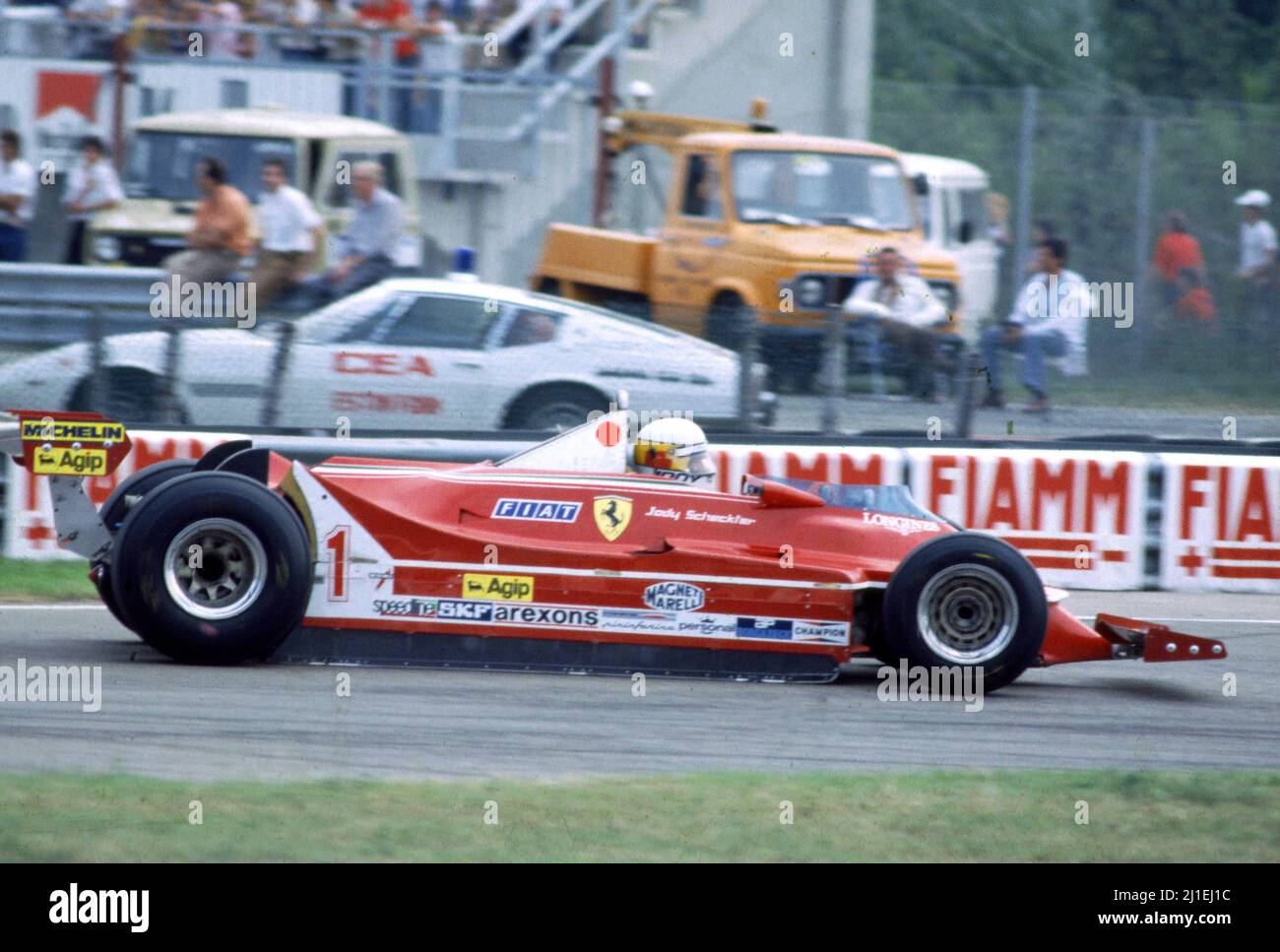 Jody Scheckter (RSA) Ferrari 312 T5 Scuderia Ferrari SEPAC Stock Photo ...