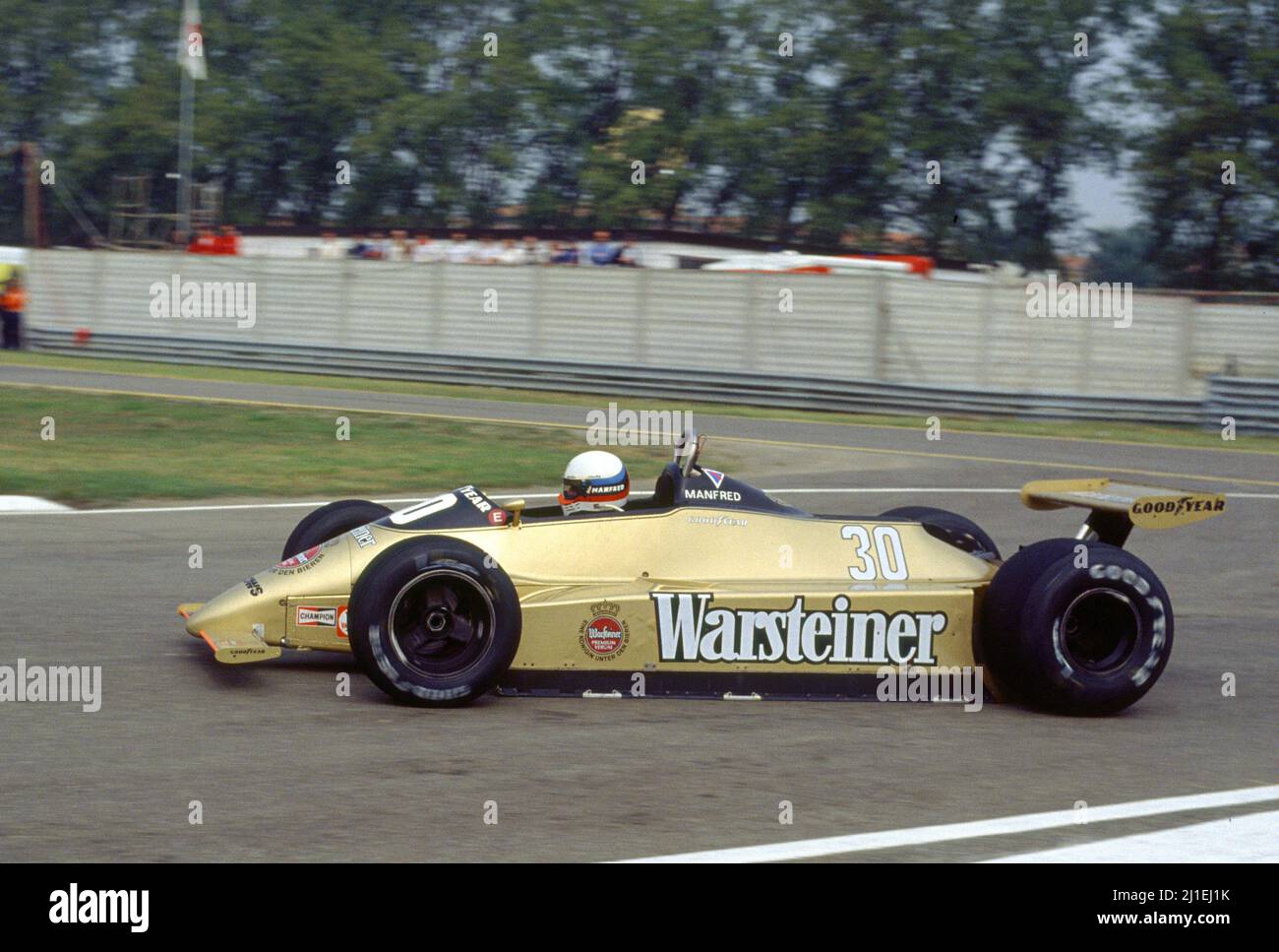 Manfred Winkelhock (GER) Arrows A3 Ford Cosworth Arrows Racing Team ...