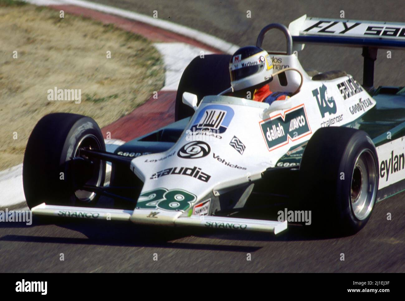 Carlos Reutemann (ARG) Williams FW07 Ford Cosworth Albilab Williams ...