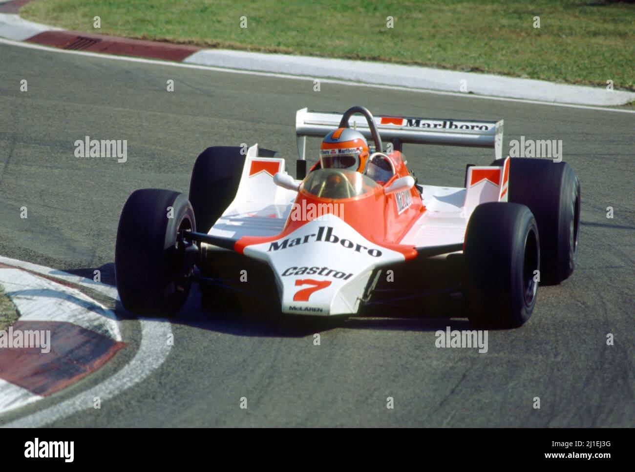 John Watson (GBR) McLaren M29 Ford Cosworth Team McLaren Stock Photo ...