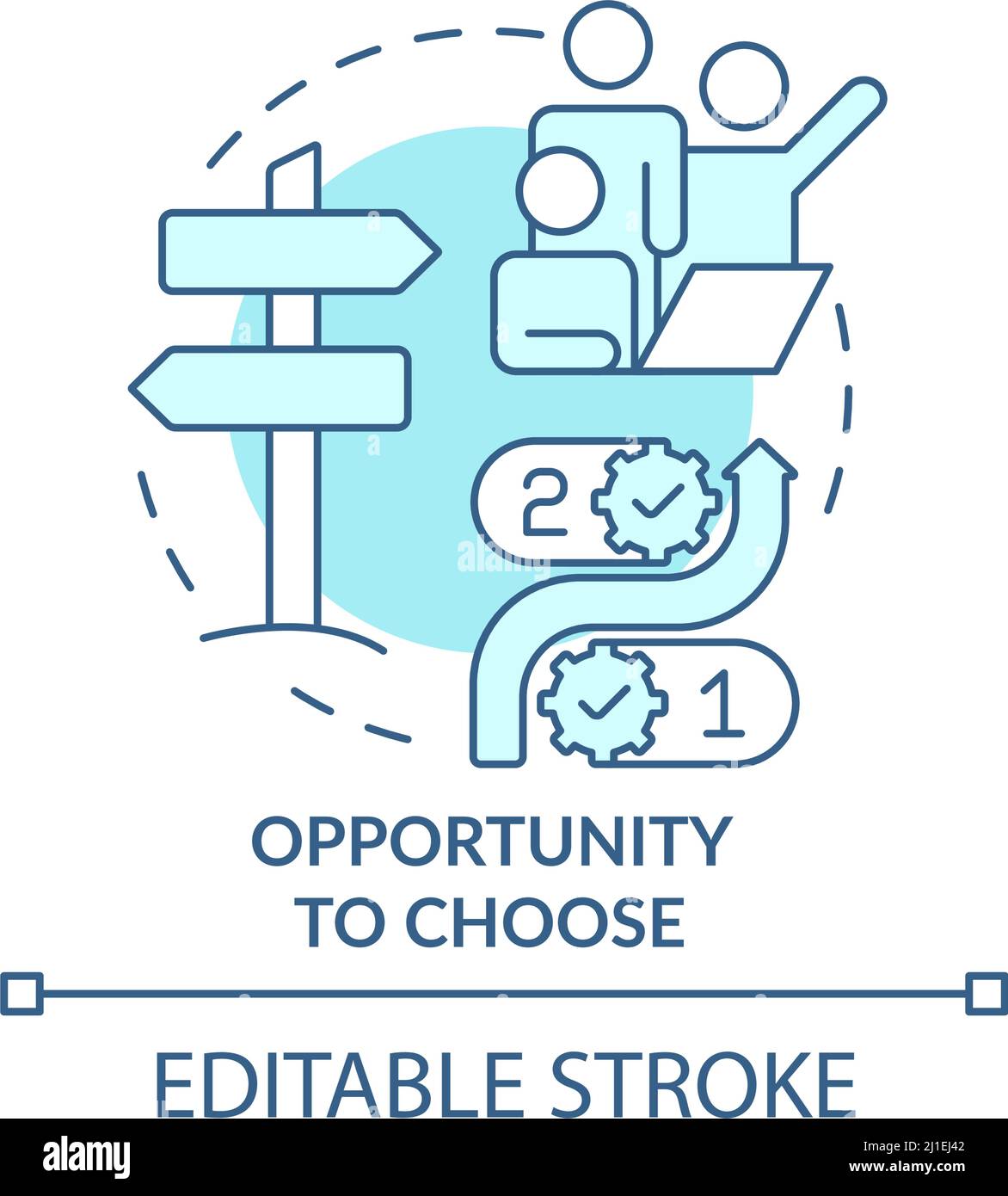 Community involvement symbol Stock Vector Images - Alamy