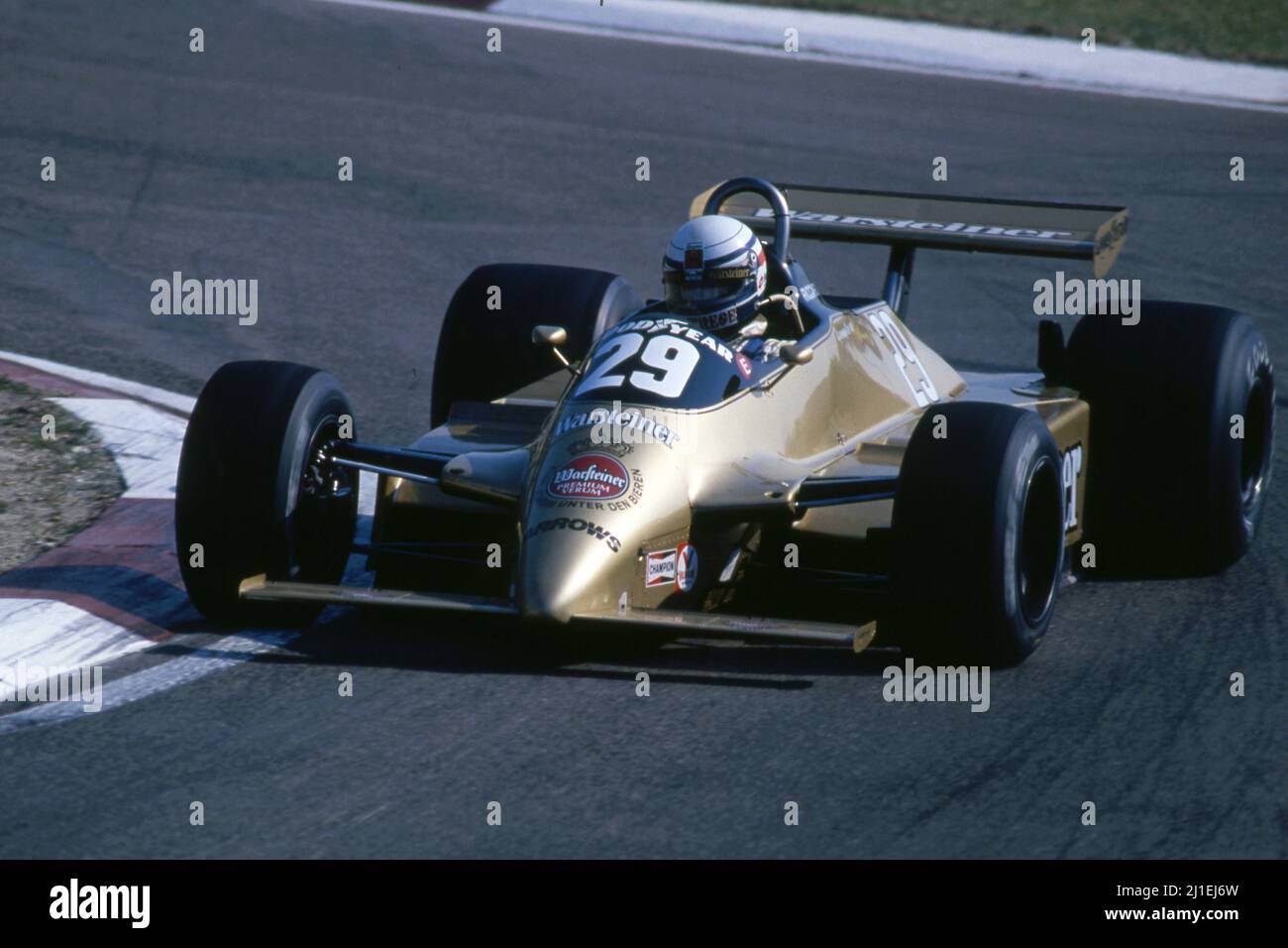 Riccardo Patrese (ITA) Arrows A3 Ford Cosworth Arrows Racing Team Stock Photo - Alamy