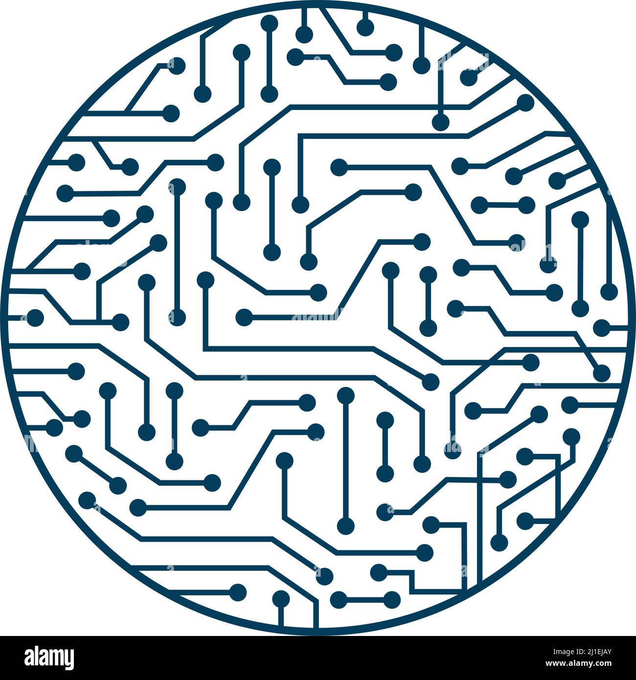 circuit electric circular Stock Vector Image & Art - Alamy