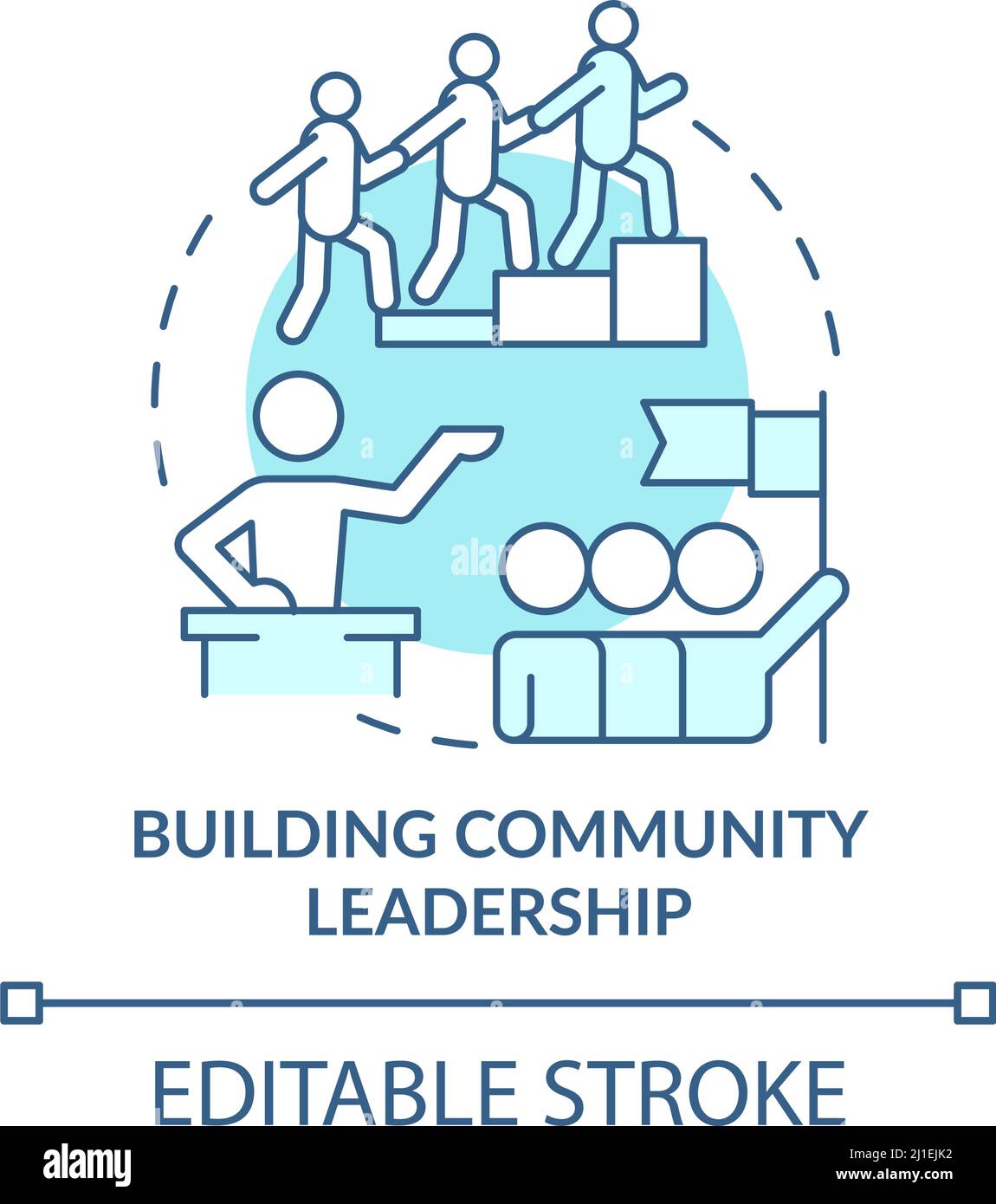 Community involvement symbol Stock Vector Images - Alamy