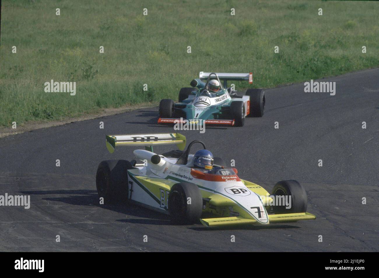 Brian Henton (GBR) Toleman Hart 420R BP Toleman GM Sport Ist position ...