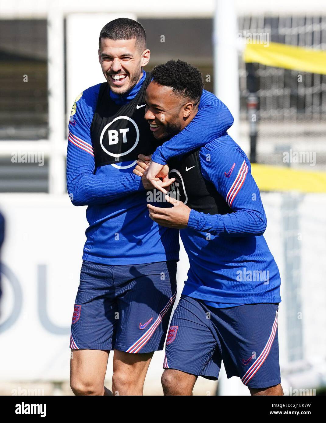 Raheem sterling during a training session at st georges park hi-res ...