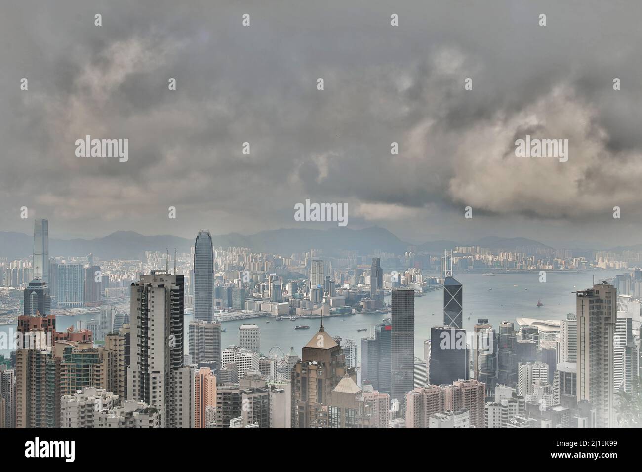Hong kong smoke pollution hi-res stock photography and images - Alamy
