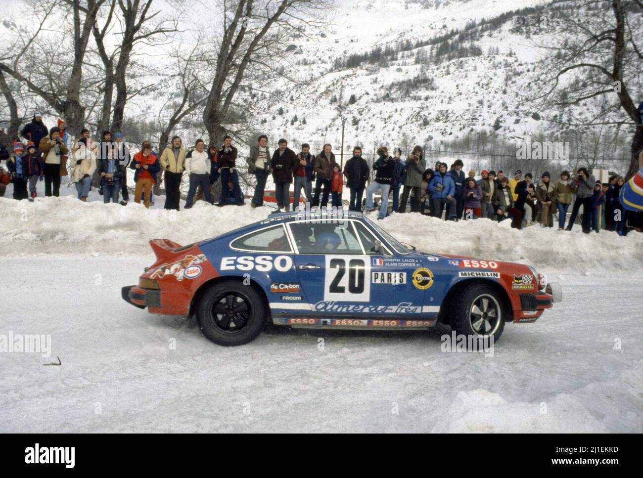 Alain Coppier (FRA) Josepha Laloz (FRA) Porsche Carrera Gr3 Esso ...