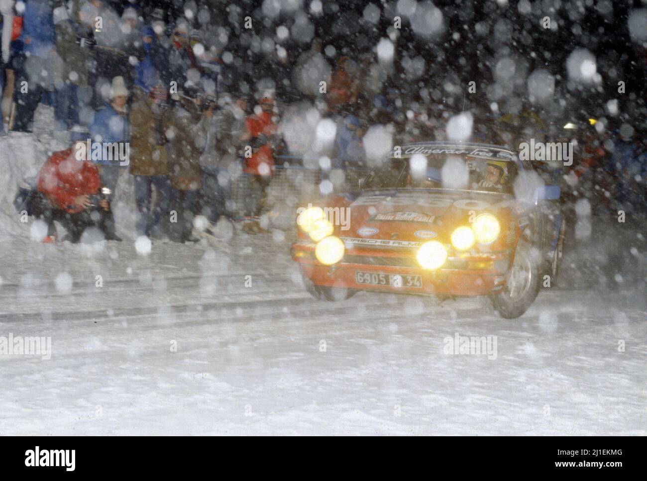 Alain Coppier (FRA) Josepha Laloz (FRA) Porsche Carrera Gr3 Almeras ...