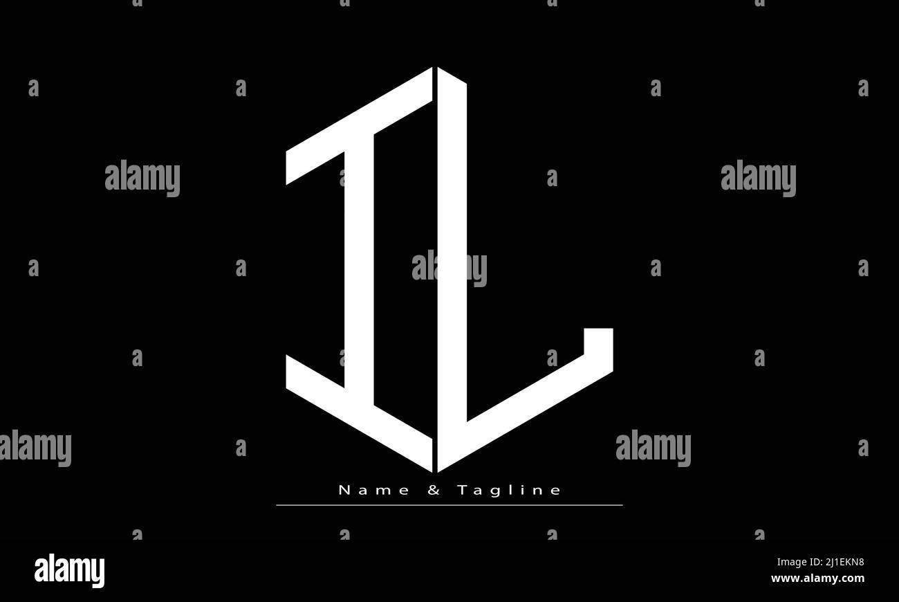 Alphabet letters Initials Monogram logo IL , LI Stock Vector Image ...