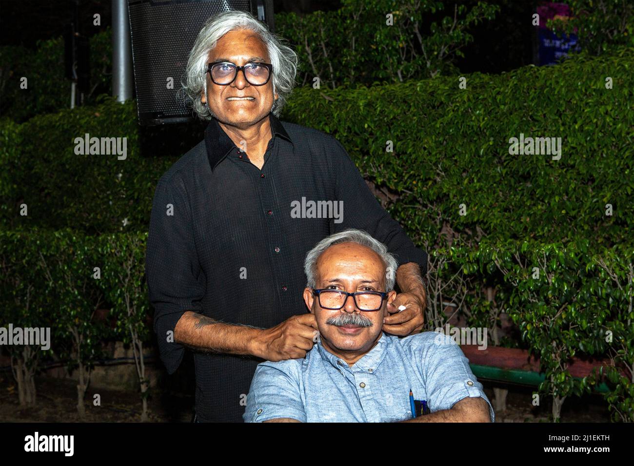Delhi, Delhi, India. 24th Mar, 2022. Mr. Sudip Roy a renowned painter9 ...