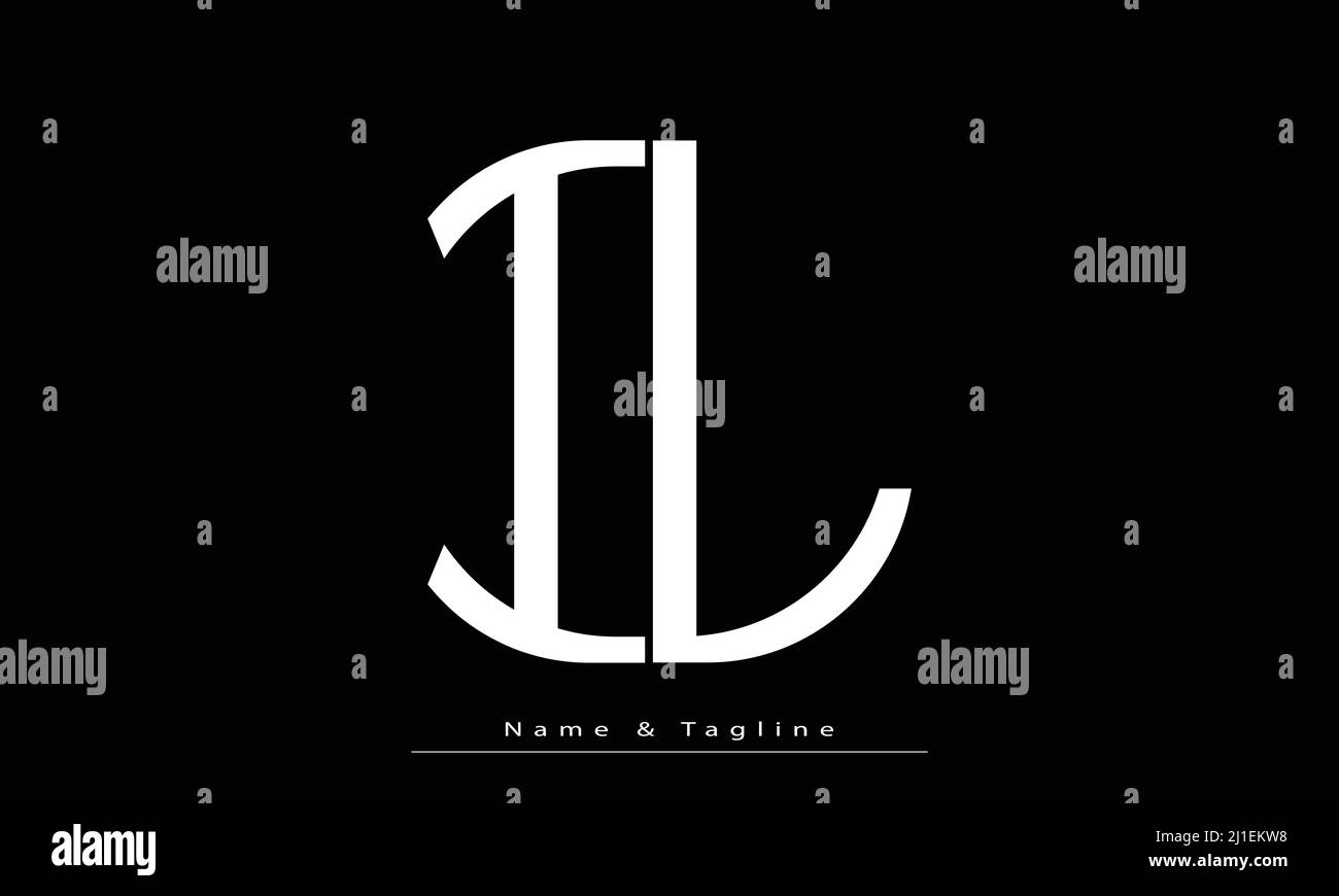Alphabet letters Initials Monogram logo IL , LI Stock Vector Image ...