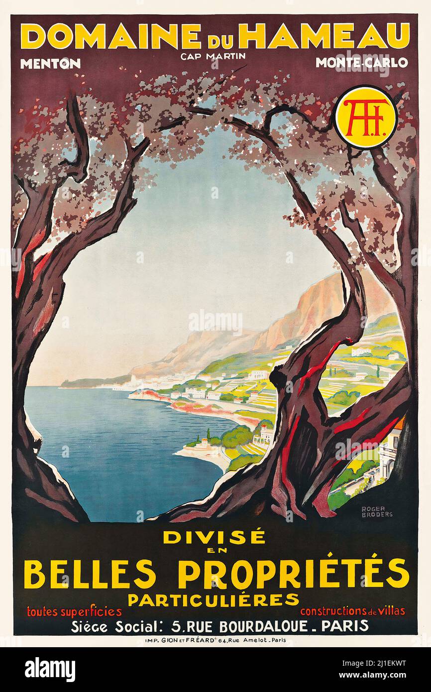 Roger broders menton hi-res stock photography and images - Alamy