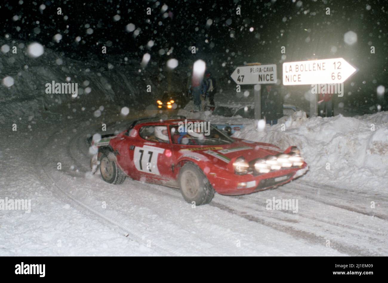 Giovanni Botrini (ITA) Enzo Cerrone (ITA) Lancia Stratos Hf Gr4 Stock ...