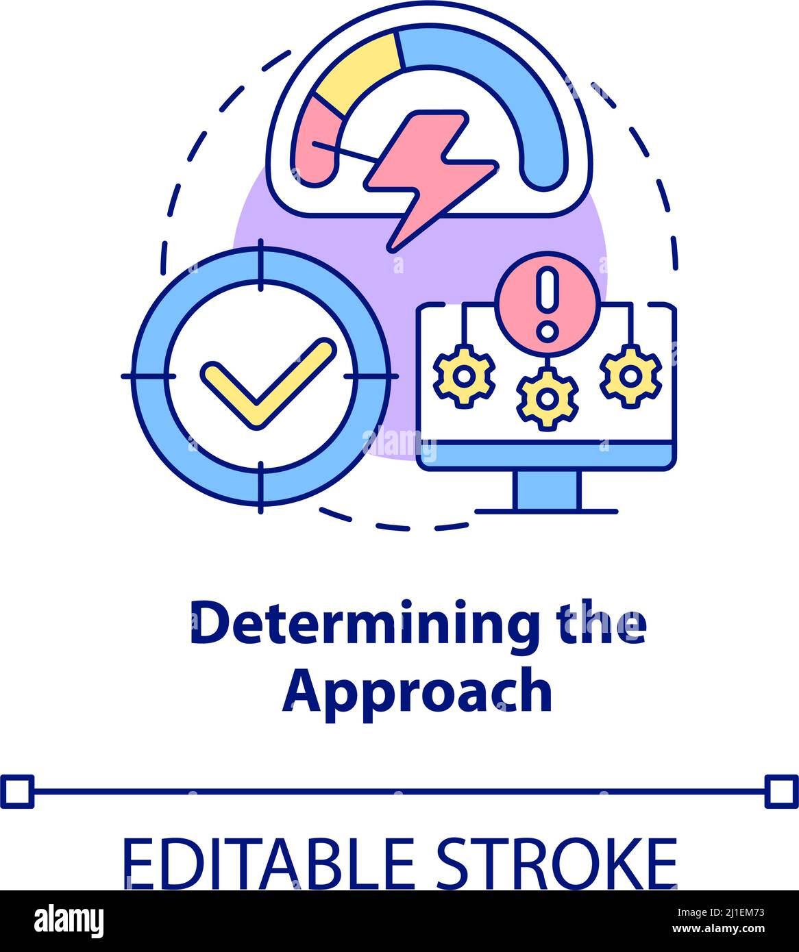 Determining approach concept icon Stock Vector Image & Art - Alamy Determining approach concept icon Stock Vector Image & Art - Alamy