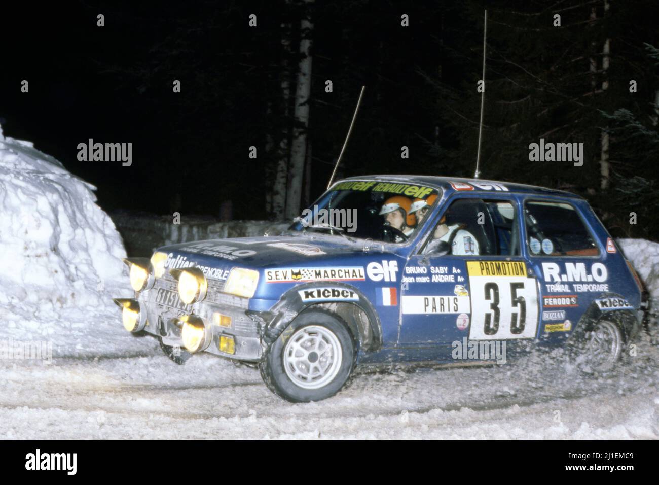 Bruno Saby (FRA) Jean Marc Andrie' (FRA) Renault 5 Alpine Gr2 Bozian ...
