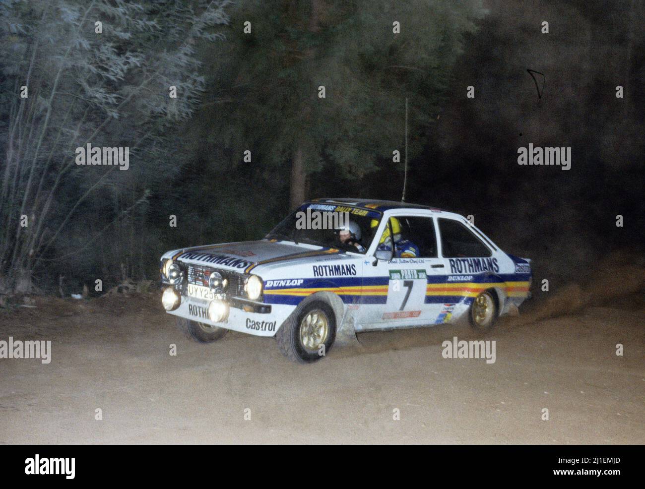 Ari Vatanen (FIN) David Richards (GBR) Ford Escort Rs Gr4 Rothmans ...