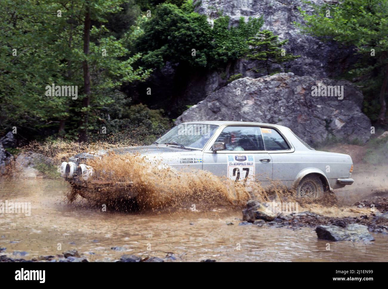 Ingvar Carlsson (SWE) Claes Billstam (SWE) Mercedes 280 CE Gr2 Daimler ...
