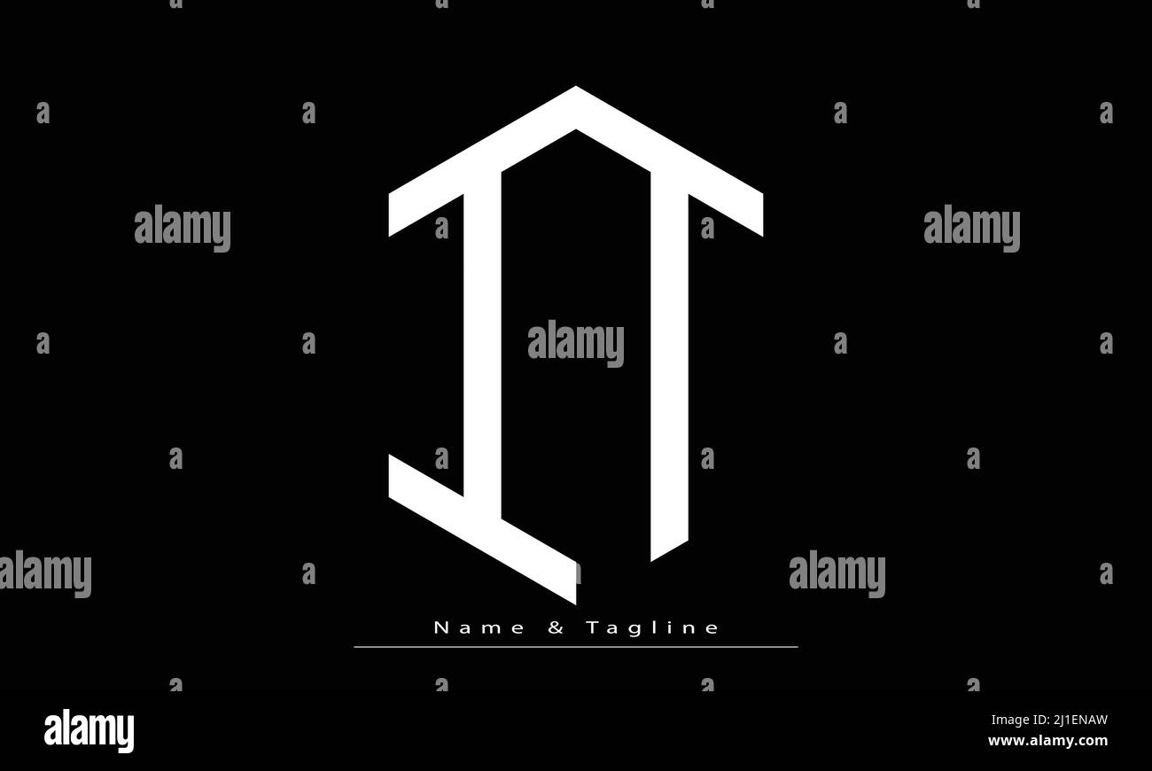 Alphabet letters Initials Monogram logo IT , TI Stock Vector Image ...